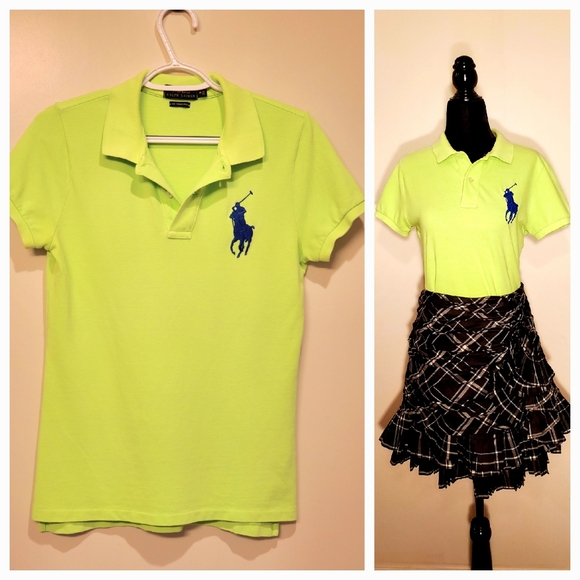 Ralph Lauren | Tops | Ralph Lauren Lime Polo T | Poshmark